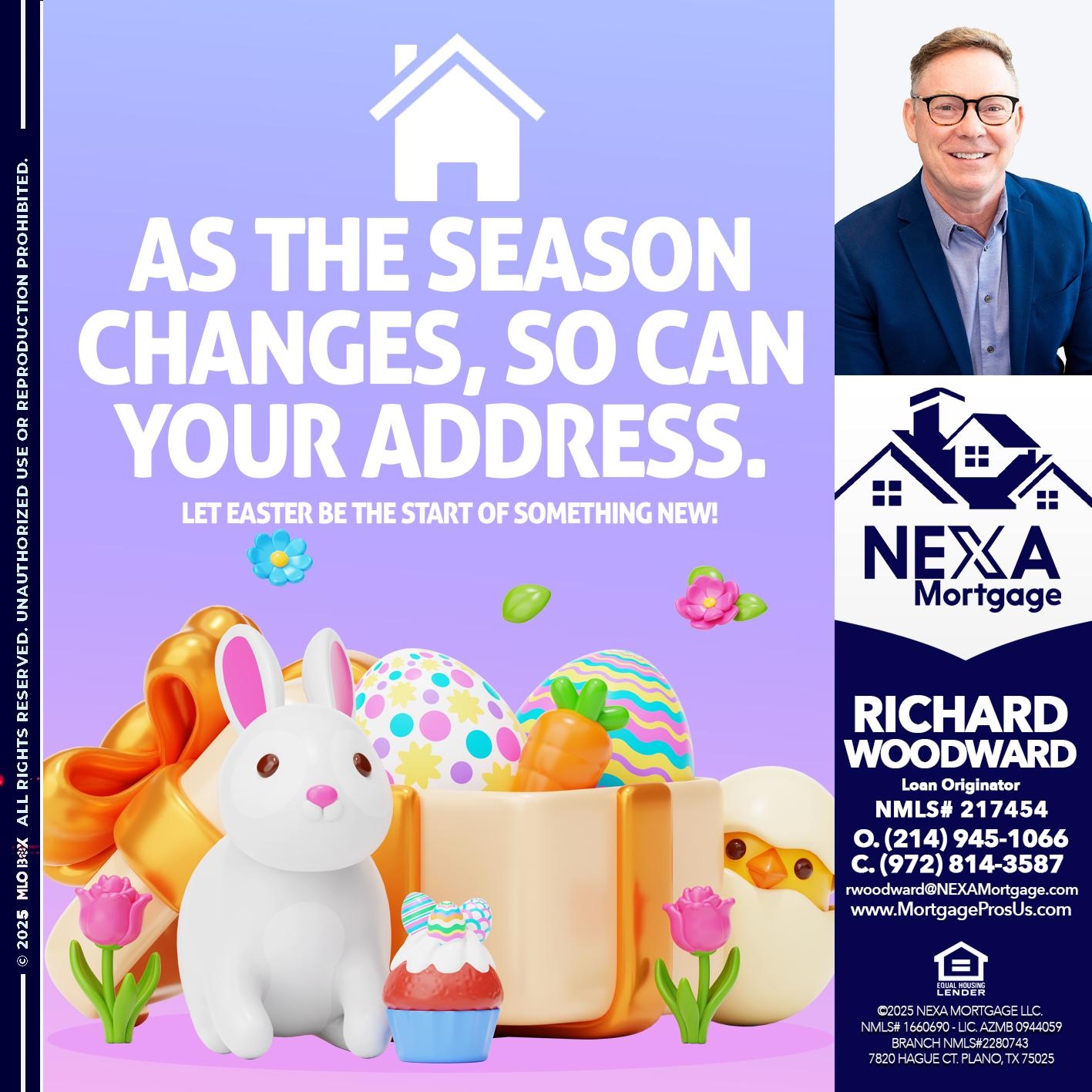 EASTER DAY - Richard Woodward -Branch Manager